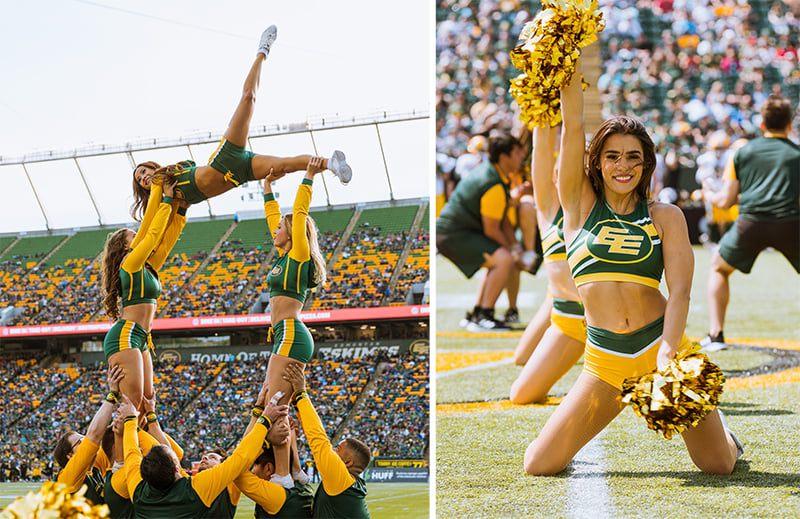 Team Spotlight: Edmonton Eskimos Cheer Team is "The Pride of the CFL"