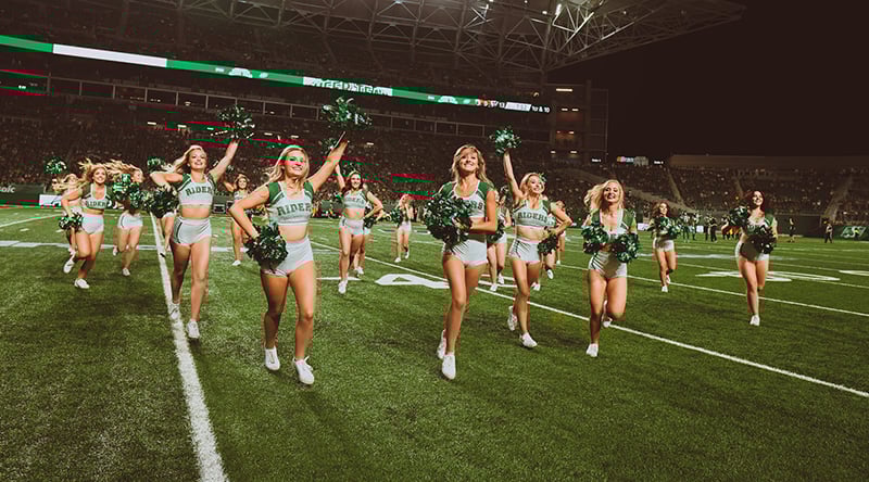 Team Spotlight: Saskatchewan Roughriders' Multi-Talented Cheer Team