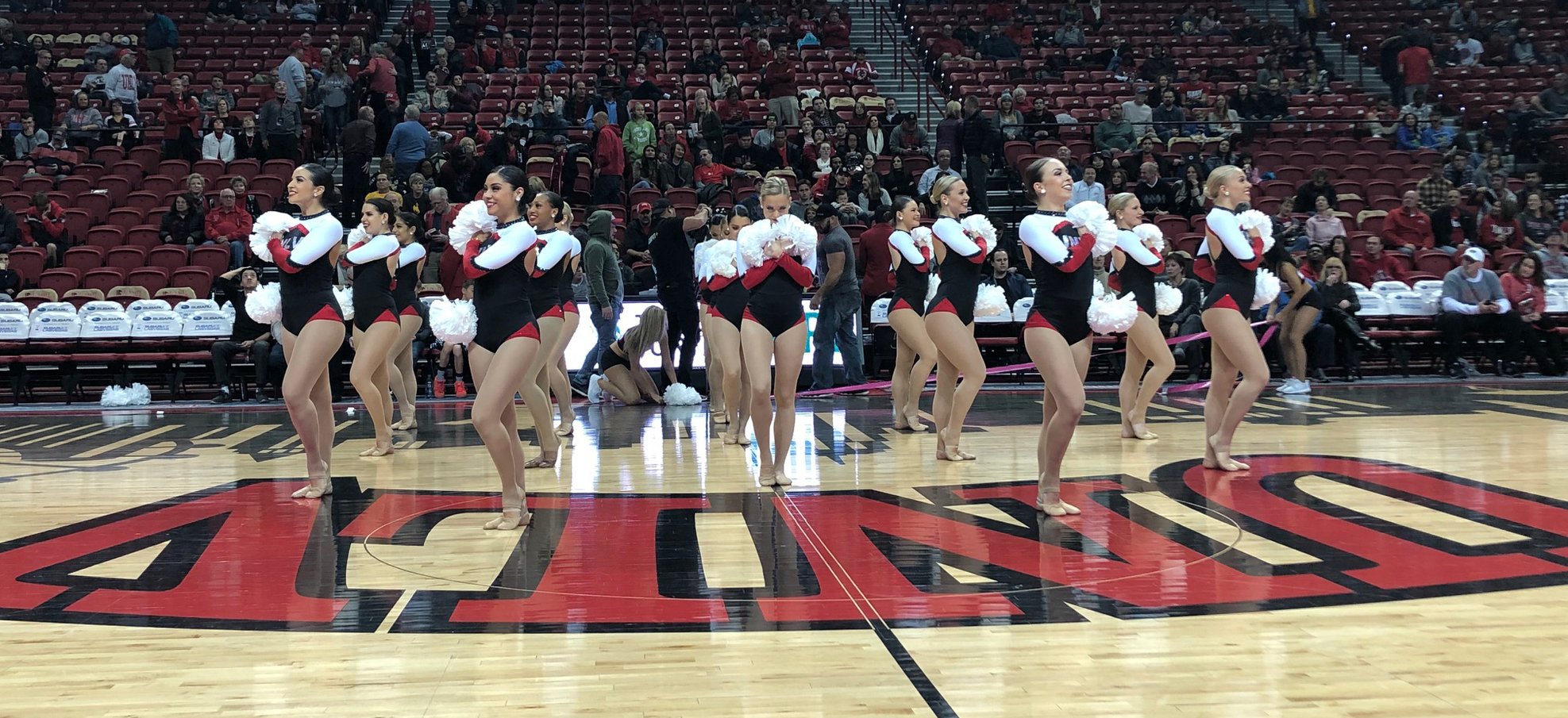 Team Spotlight: UNLV Rebel Girls' Custom Pom Uniforms Are Traditional ...