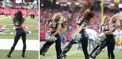 Looks We Love: NFL Cheerleaders' Bold Color Rush Uniforms!