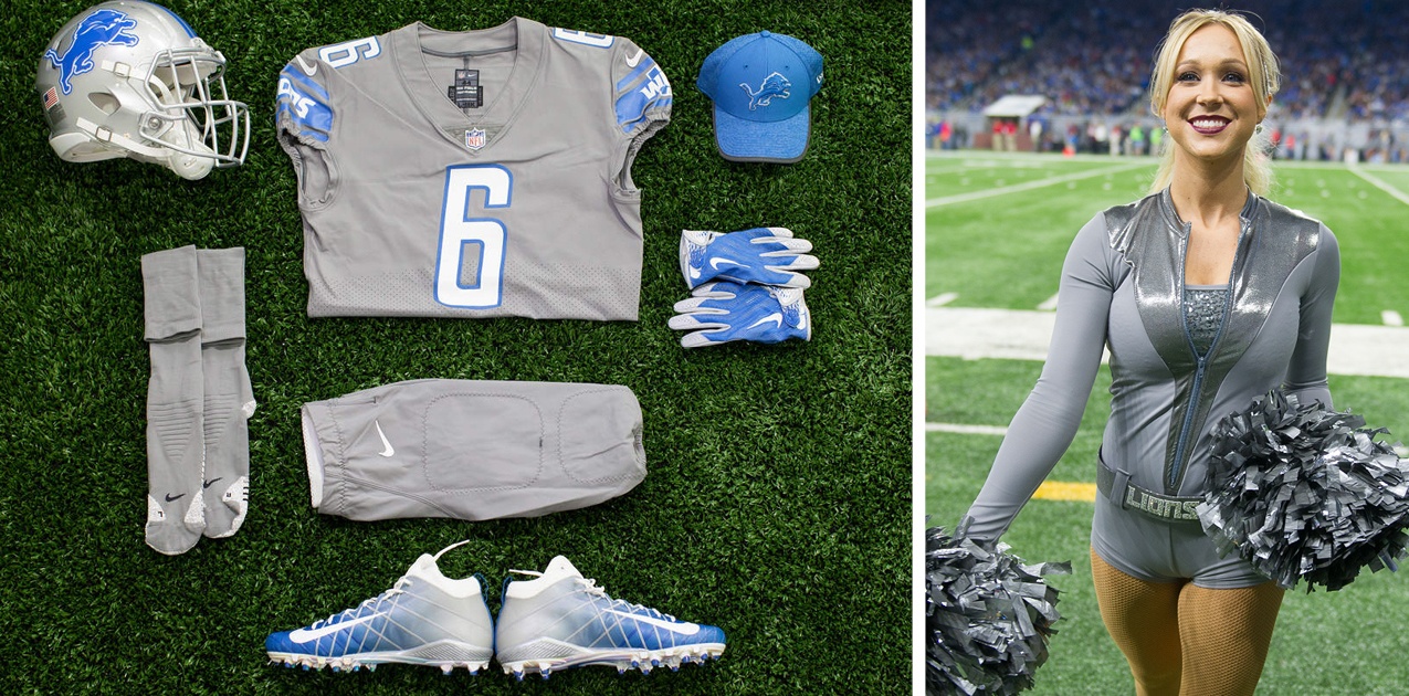 Team Spotlight: Detroit Lions Cheerleaders' New Uniforms