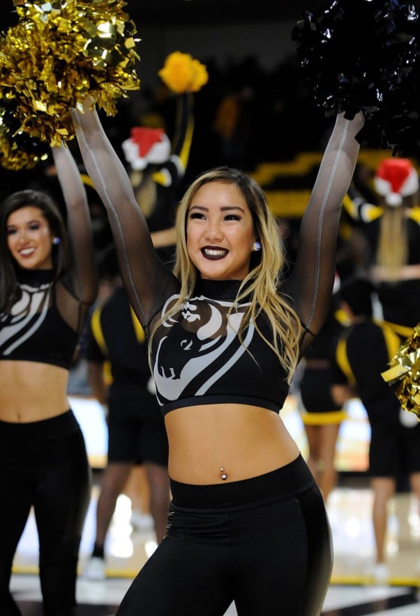 Team Spotlight: VCU Gold Rush Dancers' Bold Mesh Uniforms